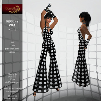 Second Life Marketplace - DANIELLE Groovy Poa White