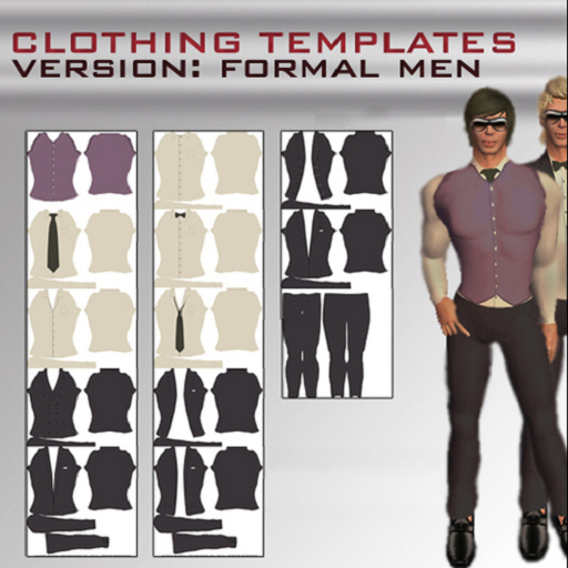 Second Life Marketplace - Mens Formal Clothing Textures. BOM. Full ...