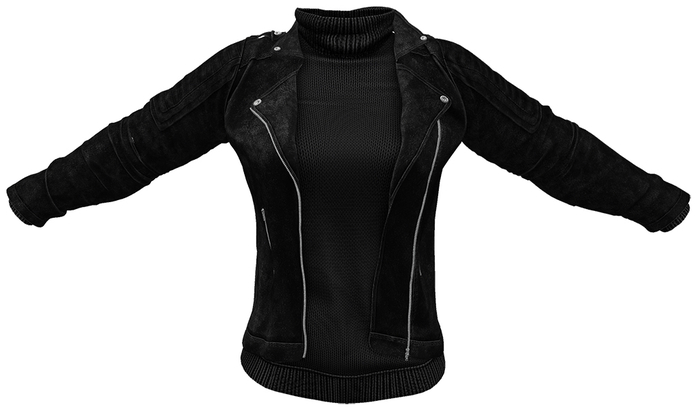 Second Life Marketplace - RIOT / Colin Jacket - Black | Jake/ Gianni ...