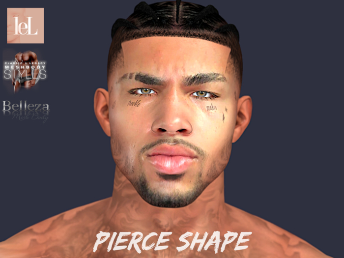 Second Life Marketplace - Pierce Shape - Lelutka Luka 3.1 (dated ...
