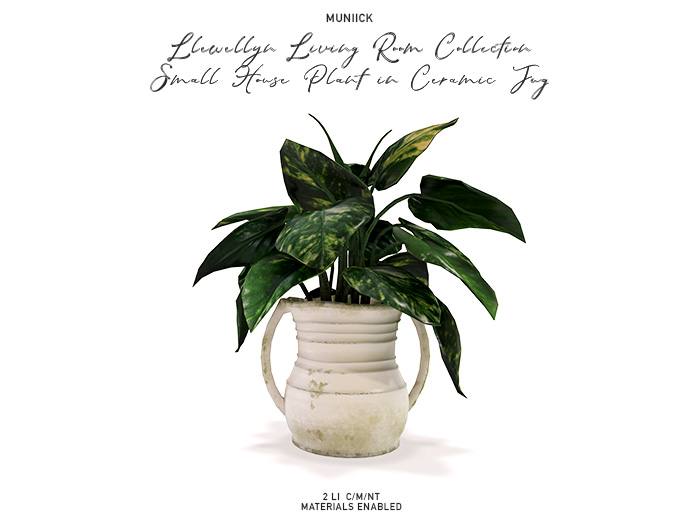 Second Life Marketplace - Muniick- Llewellyn Small House Plant in ...