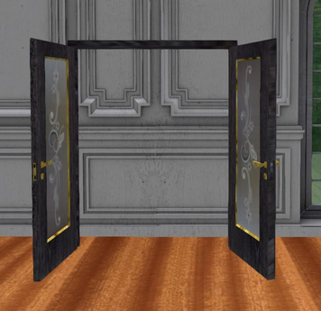 Second Life Marketplace - double door with central glass - rov colors