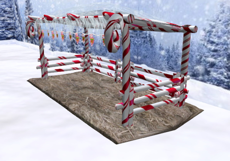 Second Life Marketplace - SSD Candy Cane village Stall V