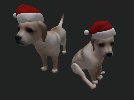 Second Life Marketplace - GD MESH FULL PERM CHRISTMAS DOG 2 POSITIONS