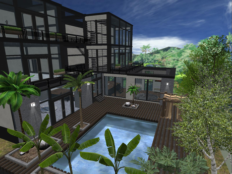 Second Life Marketplace - Ocean Bay House Mansion Luxury Living Modern ...