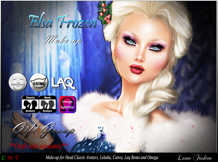 Second Life Marketplace - -Lamu Fashion-Elsa Frozen Make-up