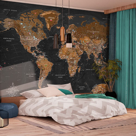 Second Life Marketplace - Grunge Maps Wall Stylish texture (NO seamless)