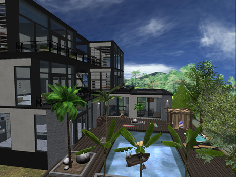 Second Life Marketplace - Ocean Bay House Mansion Luxury Living Modern ...