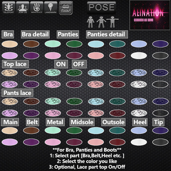 Second Life Marketplace - Alination-HIS-lace outfit-maitr [all] vtech ...