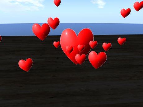 Second Life Marketplace - Heart with floating hearts