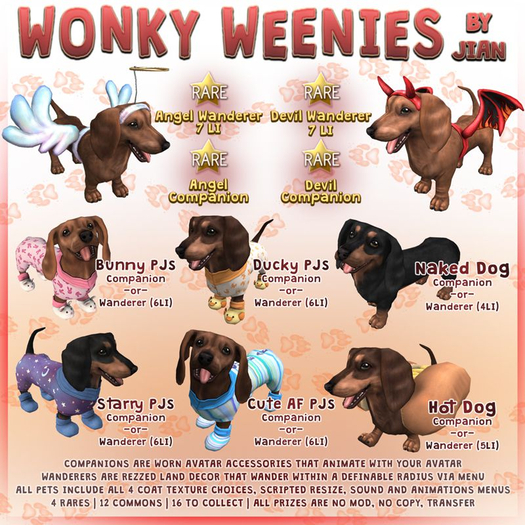 Second Life Marketplace - JIAN Wonky Weenies :: Angel Companion (BOX) RARE