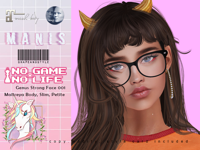 Second Life Marketplace - [MANIS] - SHAPE CODE: 026// MAITREYA BODY ...