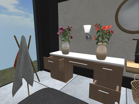 Second Life Marketplace - Chic Modern Bathroom Set and Accessories ...