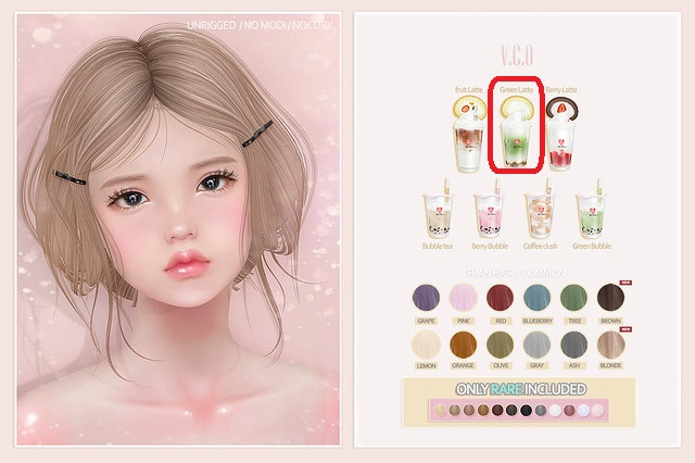 Second Life Marketplace - VCO ~ Micha { Green Latte }