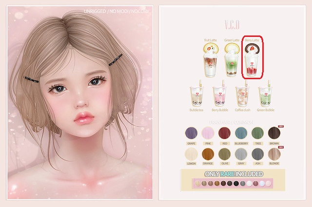 Second Life Marketplace - VCO ~ Micha { Berry Latte }