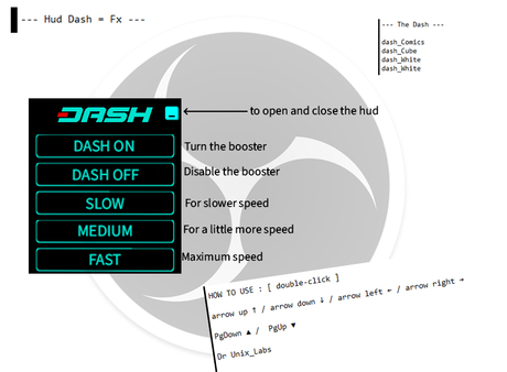 Second Life Marketplace - Hud Dash + 4 Fx [ Effets / Sounds ]