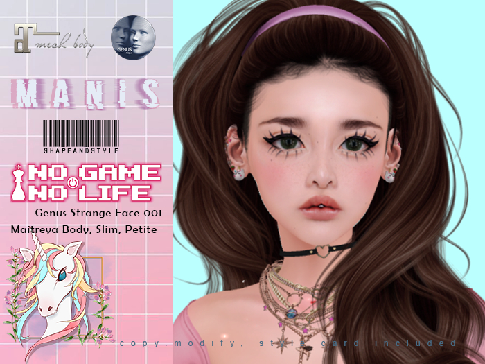 Second Life Marketplace - [MANIS] - SHAPE CODE: 028// MAITREYA BODY ...