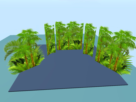 Second Life Marketplace - RC walls set - Bright tropic
