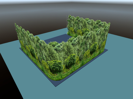 Second Life Marketplace - RC walls set - Silent forest
