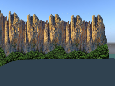 Second Life Marketplace - RC walls set - Sand cliffs