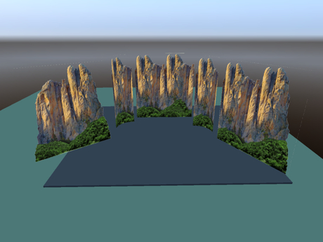 Second Life Marketplace - RC walls set - Sand cliffs