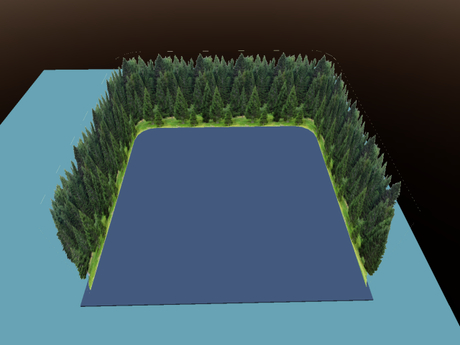 Second Life Marketplace - RC walls set - Spruce forest