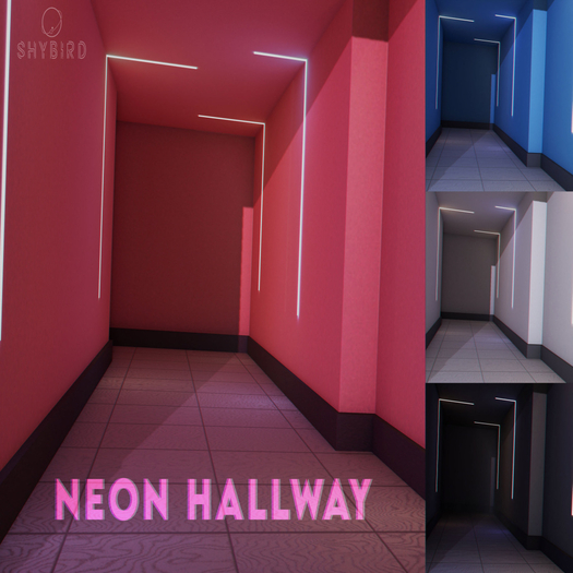 Second Life Marketplace - [SHYBIRD]NEON HALLWAY