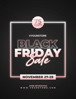 Second Life Marketplace - [TR] Black Friday Poster 6