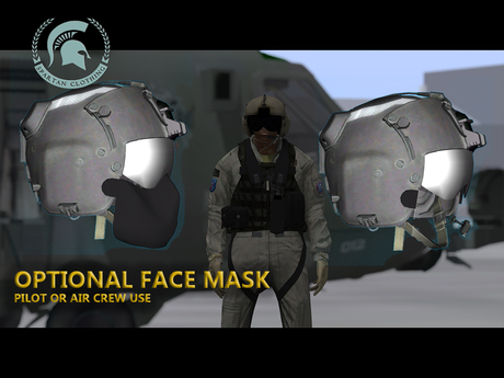 Second Life Marketplace - BLACK - HGU-56/P HELMET RESCUE EDITION
