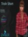 Second Life Marketplace - EMBER Trish Shirt Click to Unpack