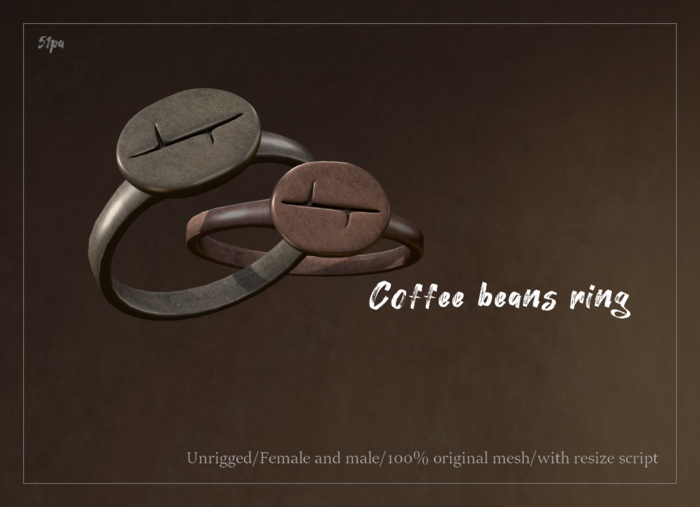 Second Life Marketplace - ///51pa/// coffee beans ring (wear)