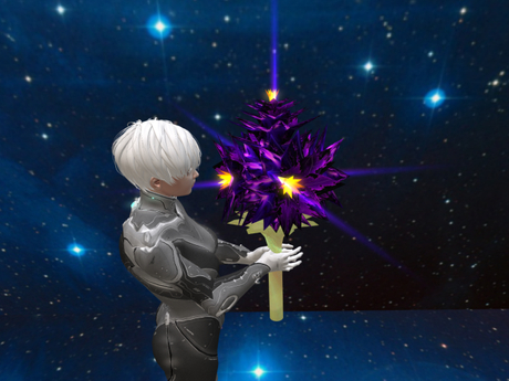 Second Life Marketplace - Vex Cross VIOLET alien flower bouquet