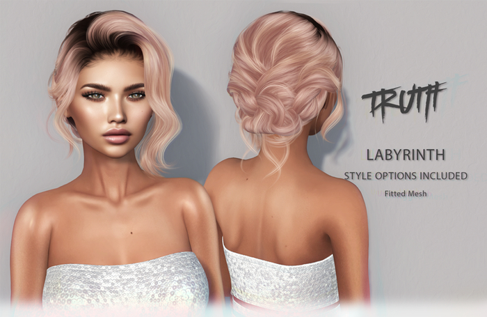 Second Life Marketplace - TRUTH Labyrinth Hair - Jewel