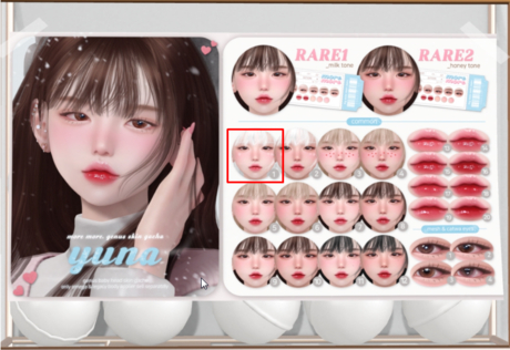 Second Life Marketplace - more more. yuna skin gacha_1 (genus) (box)