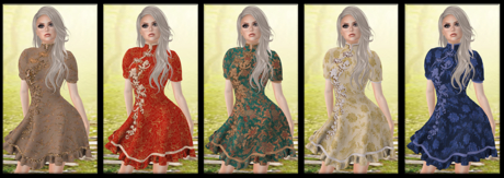 Second Life Marketplace - Asian Style Dress with Texture HUD