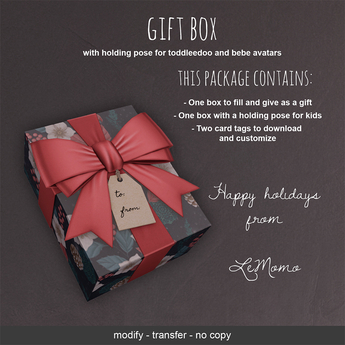 Second Life Marketplace - LeMomo: Gift Box (A) - Toddleedoo/Bebe
