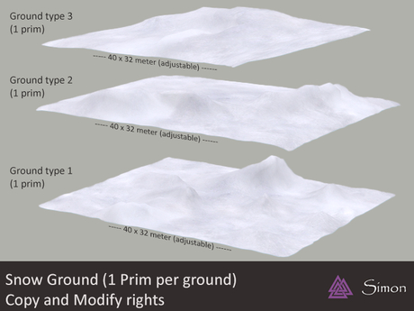 Second Life Marketplace - Snow Ground BUNDLE
