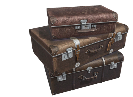Second Life Marketplace - Art Studio.FULL PERM \\ Decor Suitcases