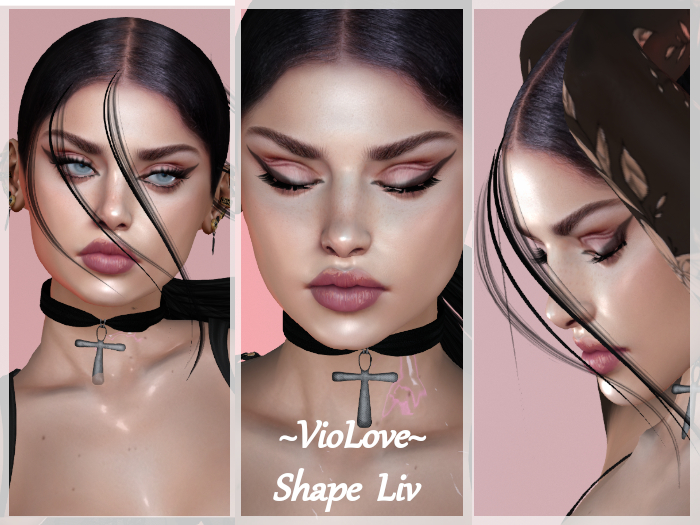 Second Life Marketplace - ~VioLove~ Shape Liv - Genus Strong Face W001 ...