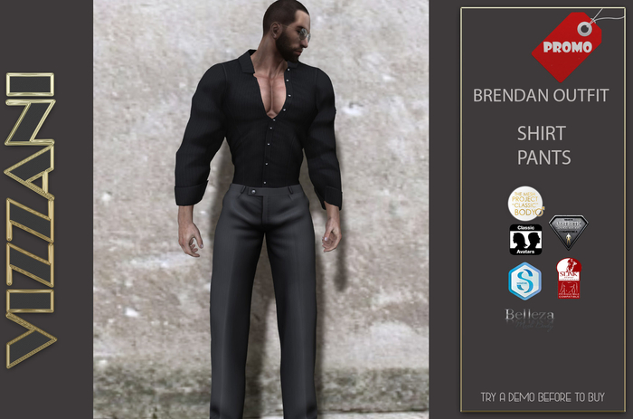 Second Life Marketplace - DEMO VIZZANI - BRENDAN OUTFIT