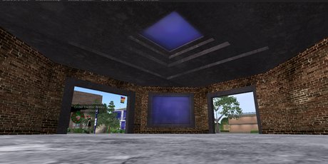 Second Life Marketplace - Small Corner Shop/Terminal - Two entrances ...