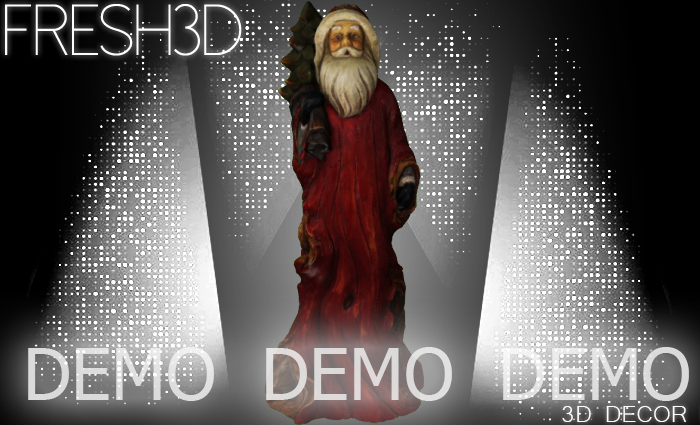 Second Life Marketplace - Fresh3D Old Santa DEMO
