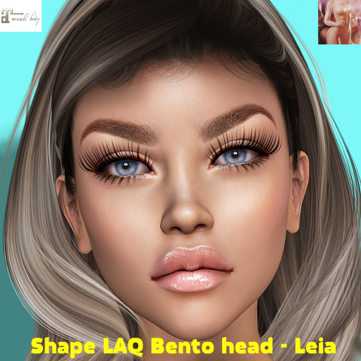 Second Life Marketplace - Shape LAQ Bento head - Leia / Mait/LEGACY ...