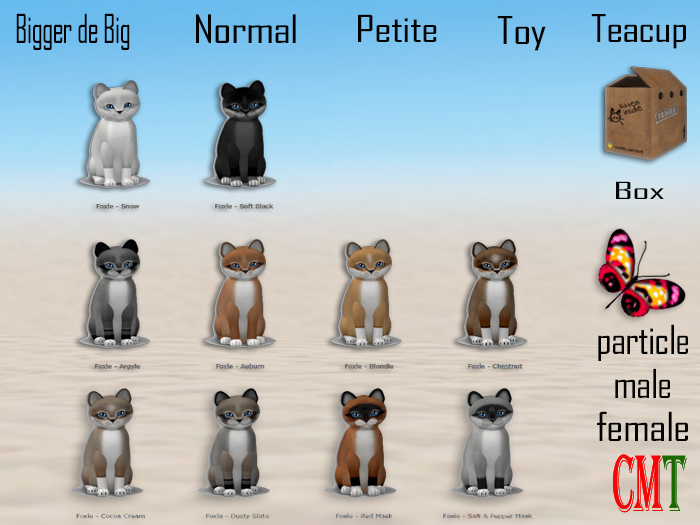 Second Life Marketplace - KittyCatS! Furs Foxie female & male
