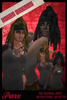 Second Life Marketplace - =PARX= Kylons Dreads DEMO