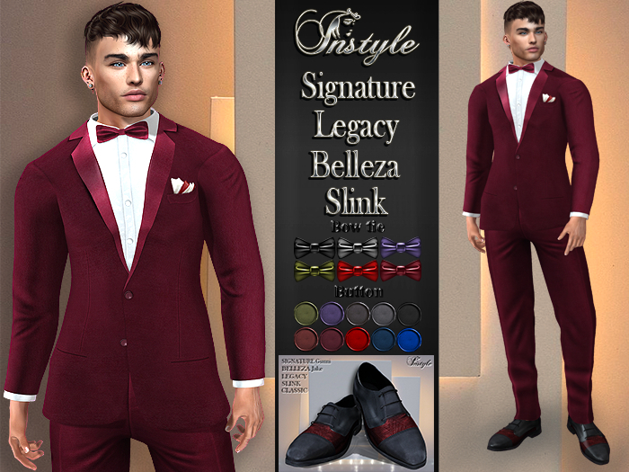 Second Life Marketplace - InStyle -Suit for men v1-HUD (Signature ...