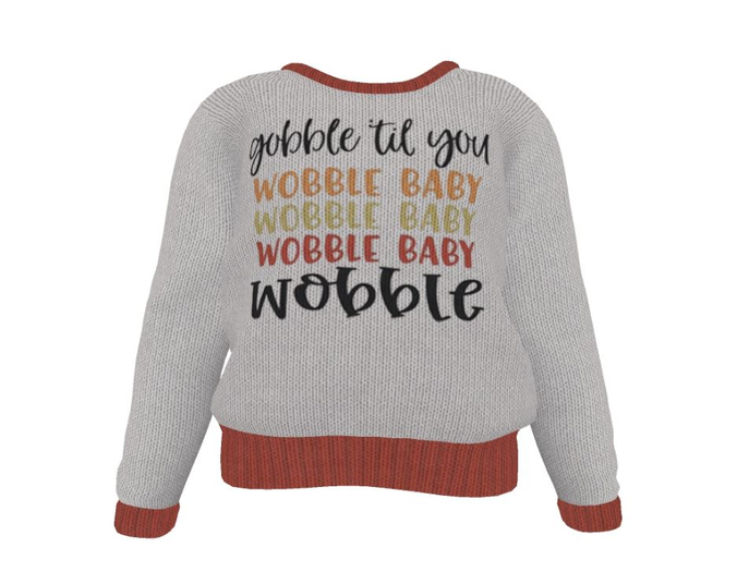 Second Life Marketplace - @BB Baby@ Thanksgiving Sweater - Wobble