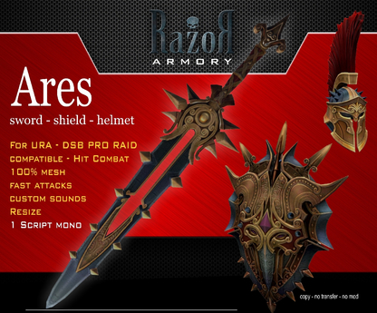 Second Life Marketplace - ..::Razor::.>> Ares Sword