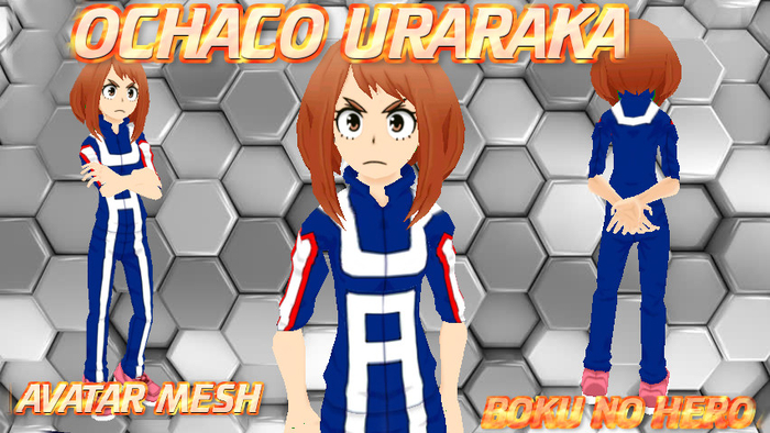 Second Life Marketplace - OCHACO URARAKA AVATAR MESH BOKU NO HERO ACADEMIA