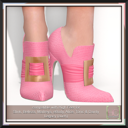 Second Life Marketplace - [HC] Zelda Mallow Shoes for Slink, Belleza ...